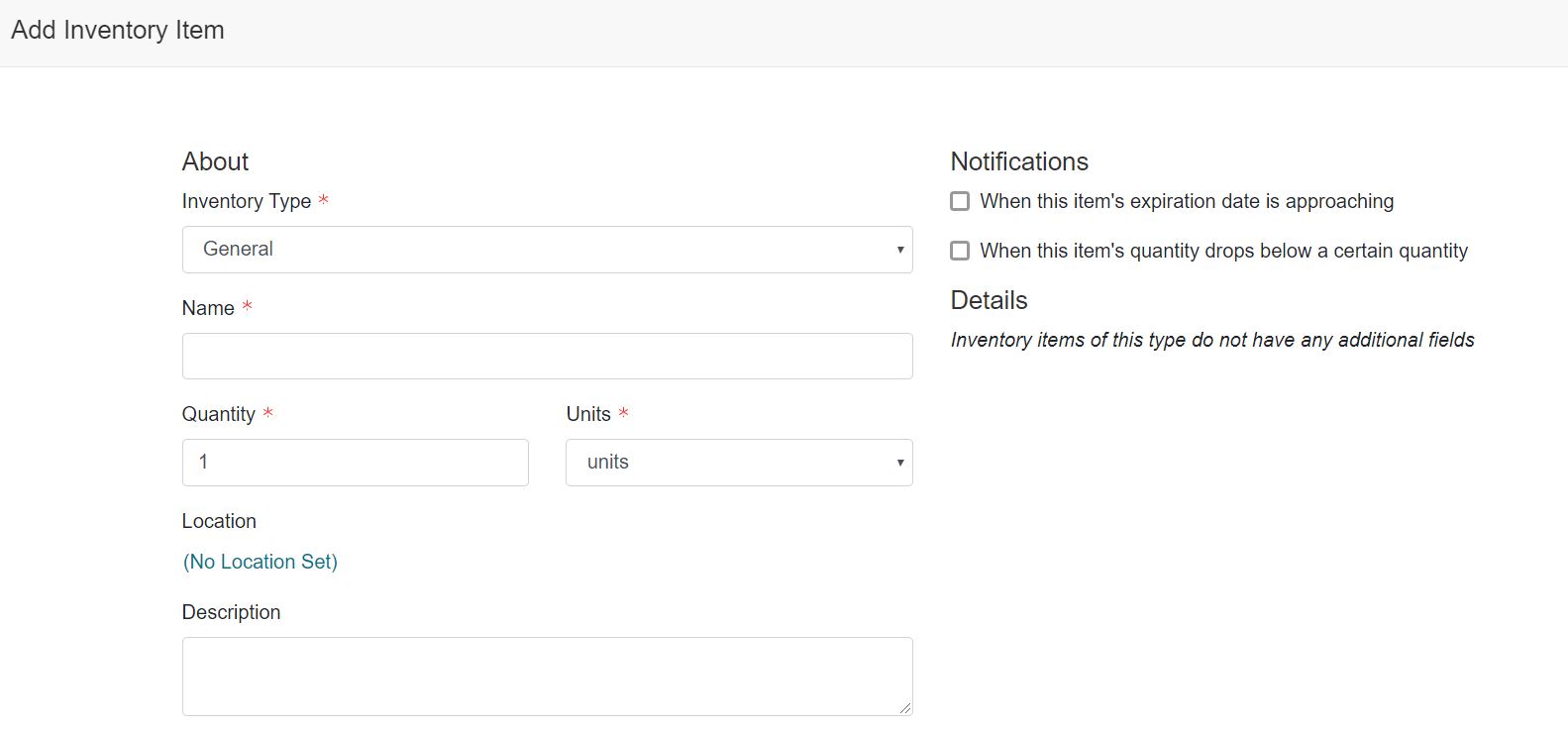 Adding an Inventory Item – LabArchives Gov