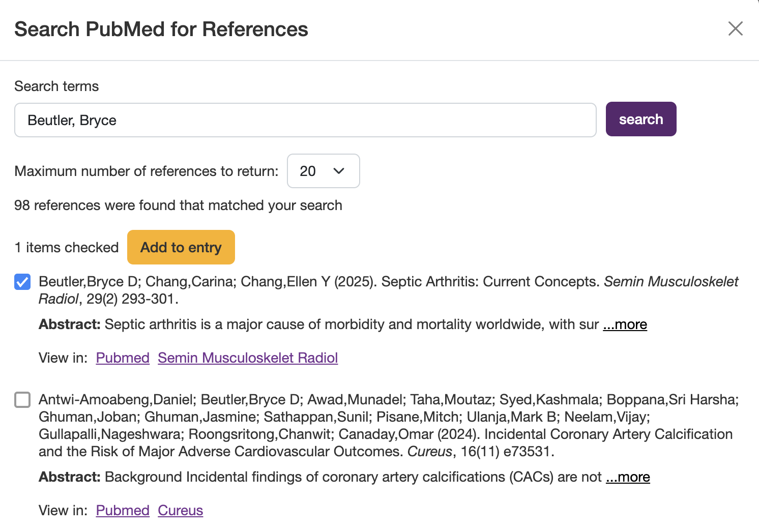 PubMed Reference – LabArchives Gov