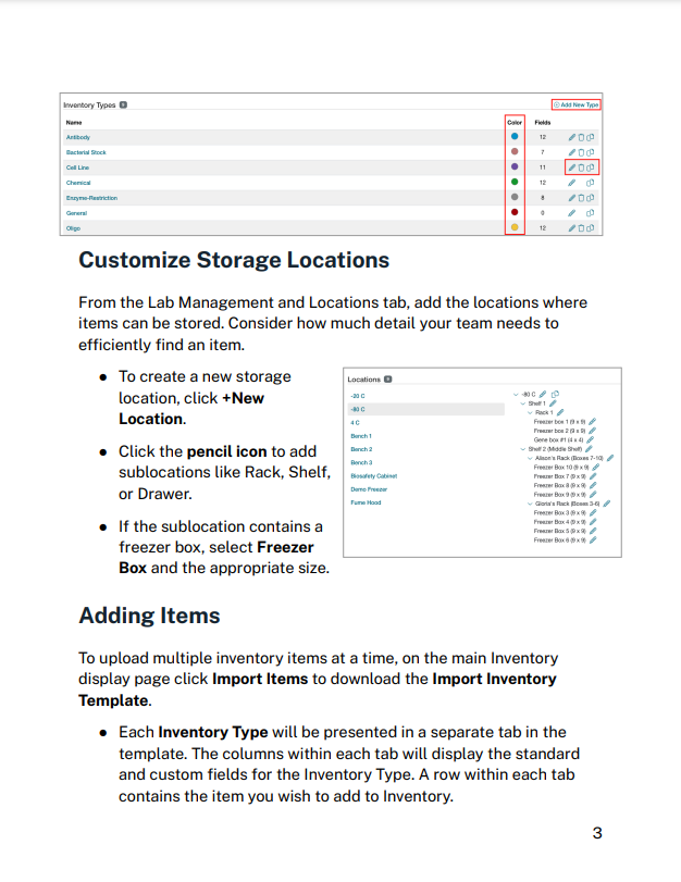 Quick Start Guide for Inventory Lab Managers – LabArchives Gov
