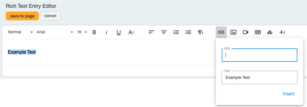 Rich Text Editor – LabArchives Gov