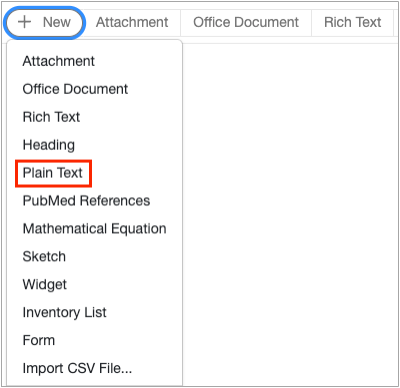 Plain Text – LabArchives Gov